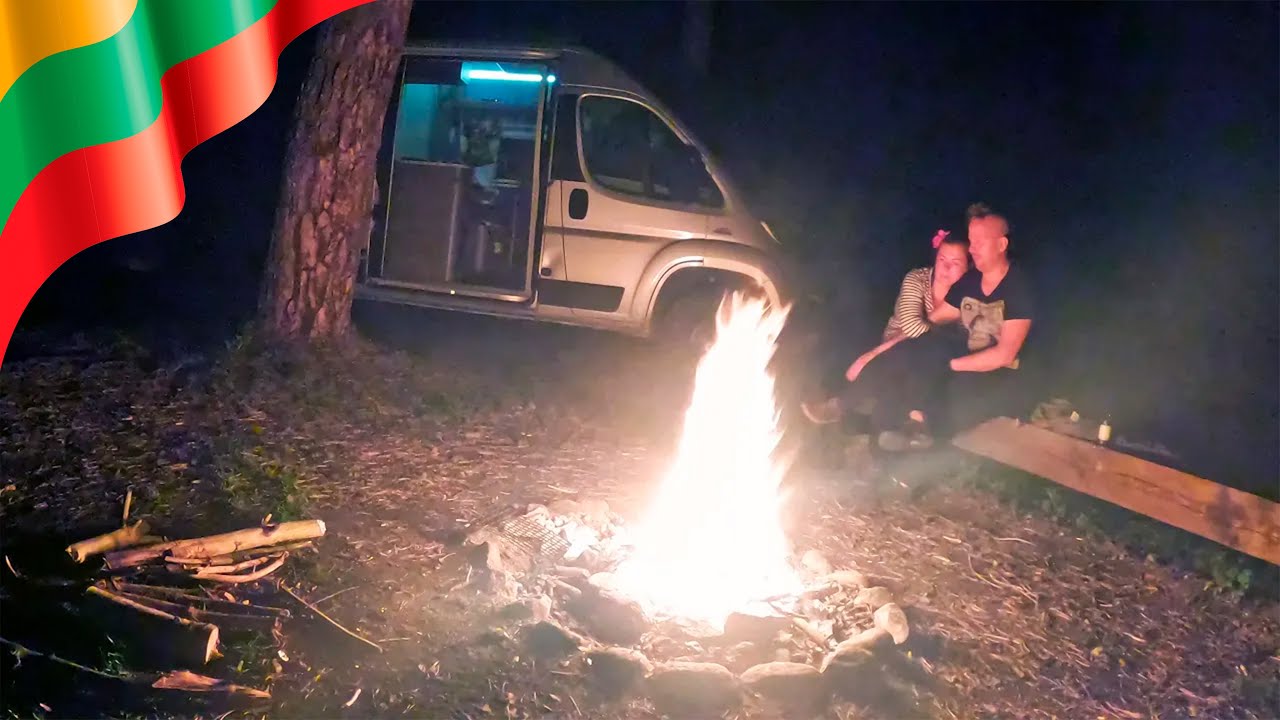 VAN CAMPING IN LITHUANIA // POLAND FIRST IMPRESSIONS - YouTube
