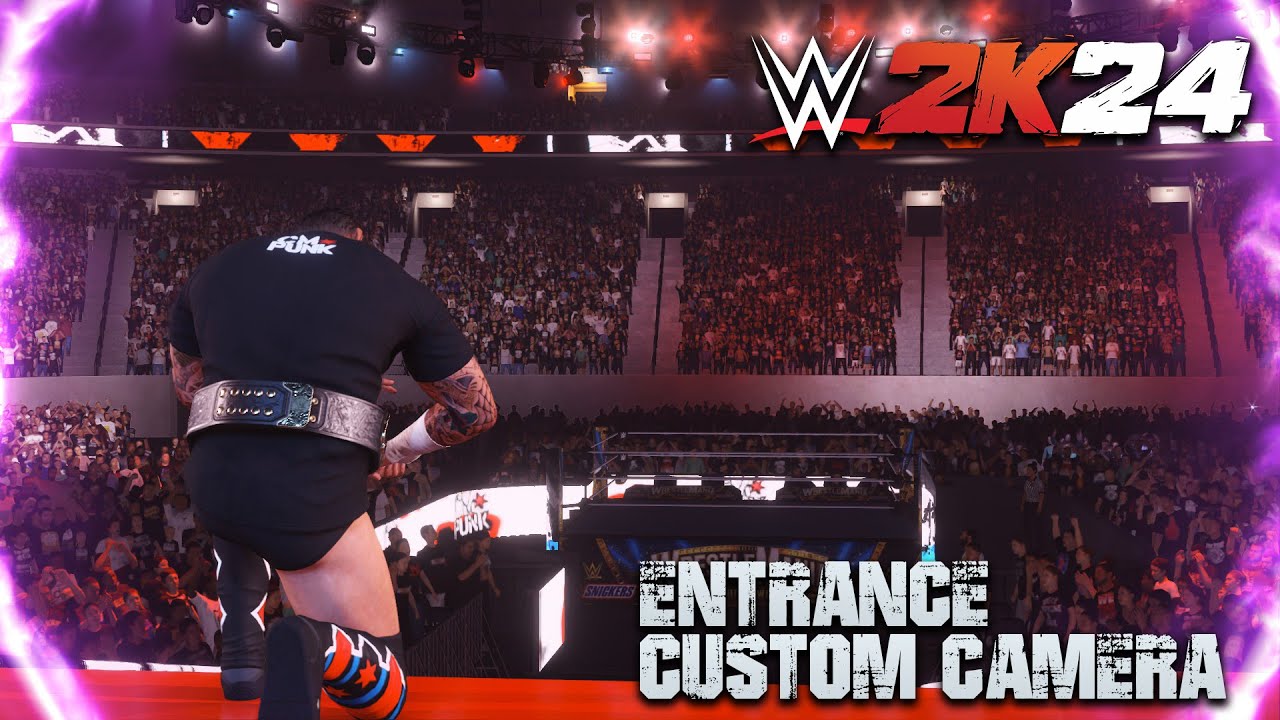 WWE2K24 CUSTOM CAMERA ENTRANCE - YouTube