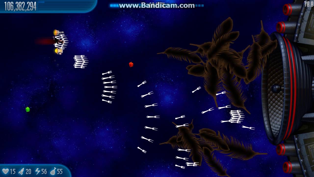 Chicken Invaders 5: 7th boss: Boldly Goes Wherever it Pleases - YouTube