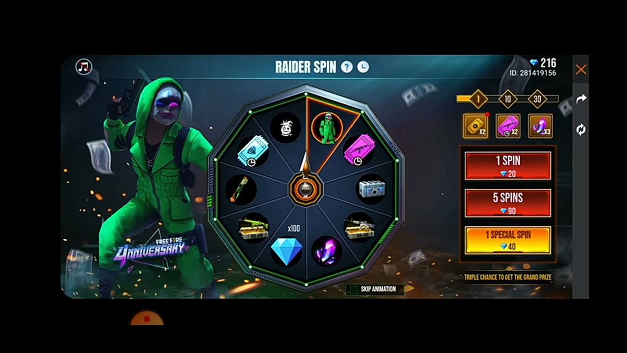 green criminal bundle free fire today - YouTube