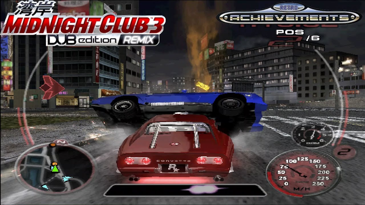 Jogando Midnight Club 3 Remix no modo carreira com RetroAchievements ...