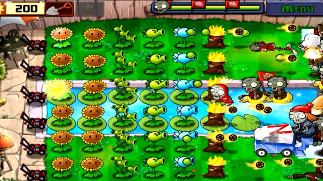 Plants vs Zombies # 18 Game PvZ win the game Abdul Zahir Khan upload ...