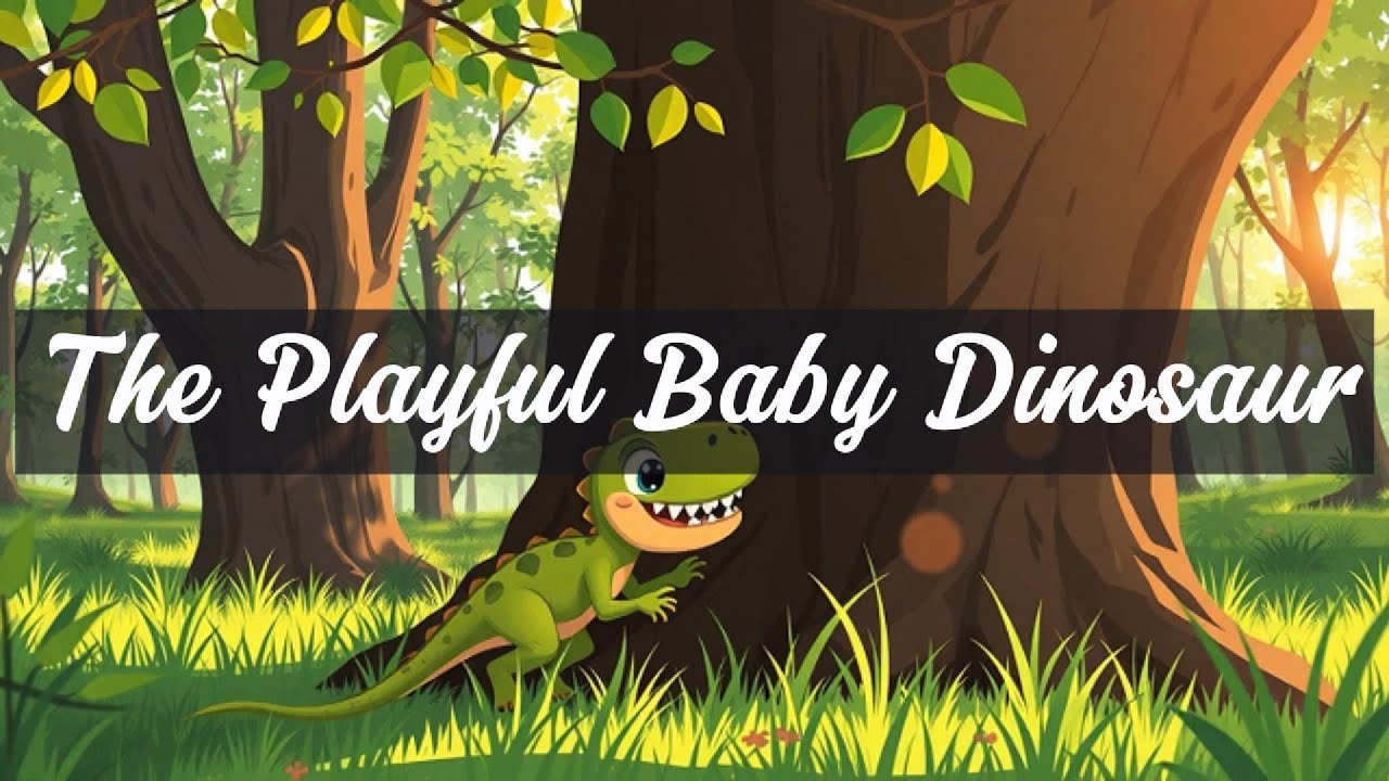 Storytime for kids | The playful baby dinosaur 🌞 - YouTube