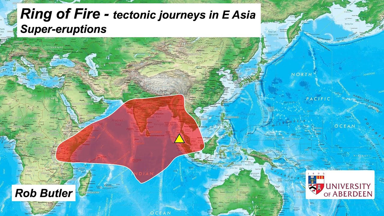 Super eruptions: Ring of Fire - tectonic journeys in E Asia - YouTube