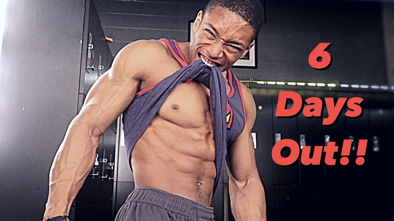 6 Days Out Natural Noah Preparing For Men's Physique (Ep 9) - YouTube