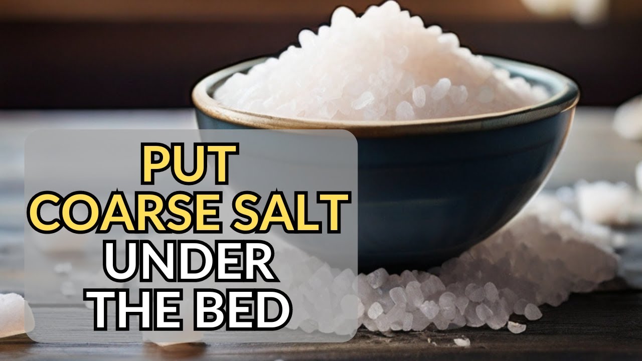 Putting SALT Under the Bed, An Ancient Ritual To Sleep Better - YouTube