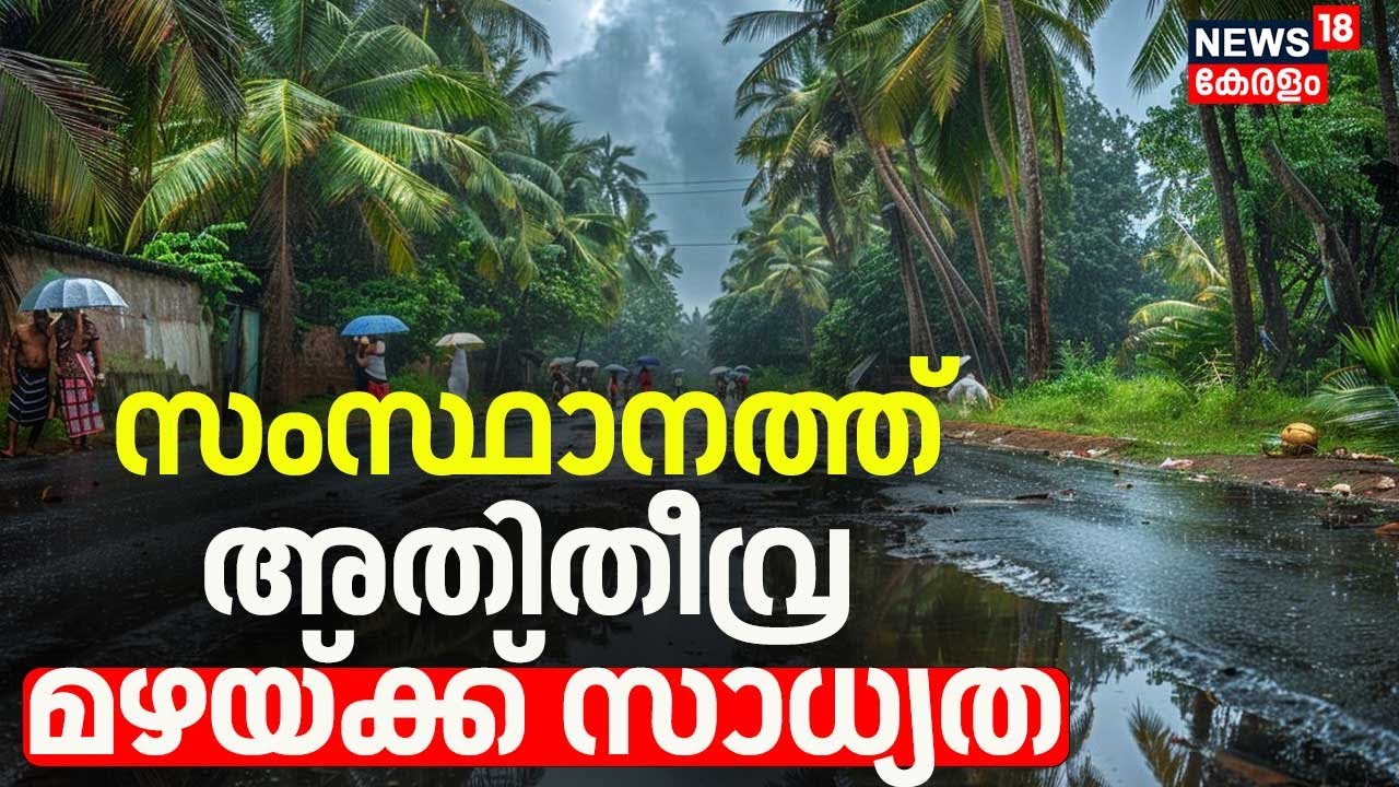 Kerala Rain 2024 : സംസ്ഥാനത്ത് അതിതീവ്ര മഴയ്ക്ക് സാധ്യത; നാല് ജില്ലകളി ...
