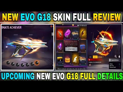 FREE FIRE NEW EVO SKIN | FREE FIRE NEW EVENT | NEW EVO G18 GUN SKIN IN ...
