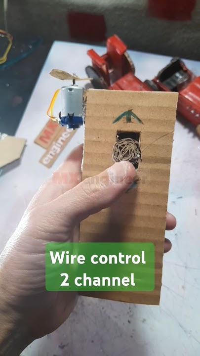 How to make remote wire control with cardboard #diy #remote #toys # ...