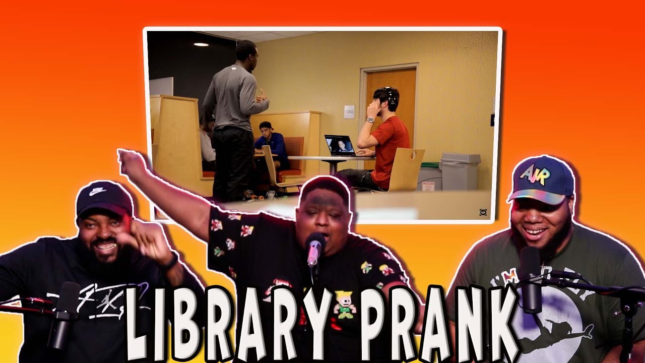 Blasting INAPPROPRIATE Songs in the Library PRANK (REACTION) - YouTube
