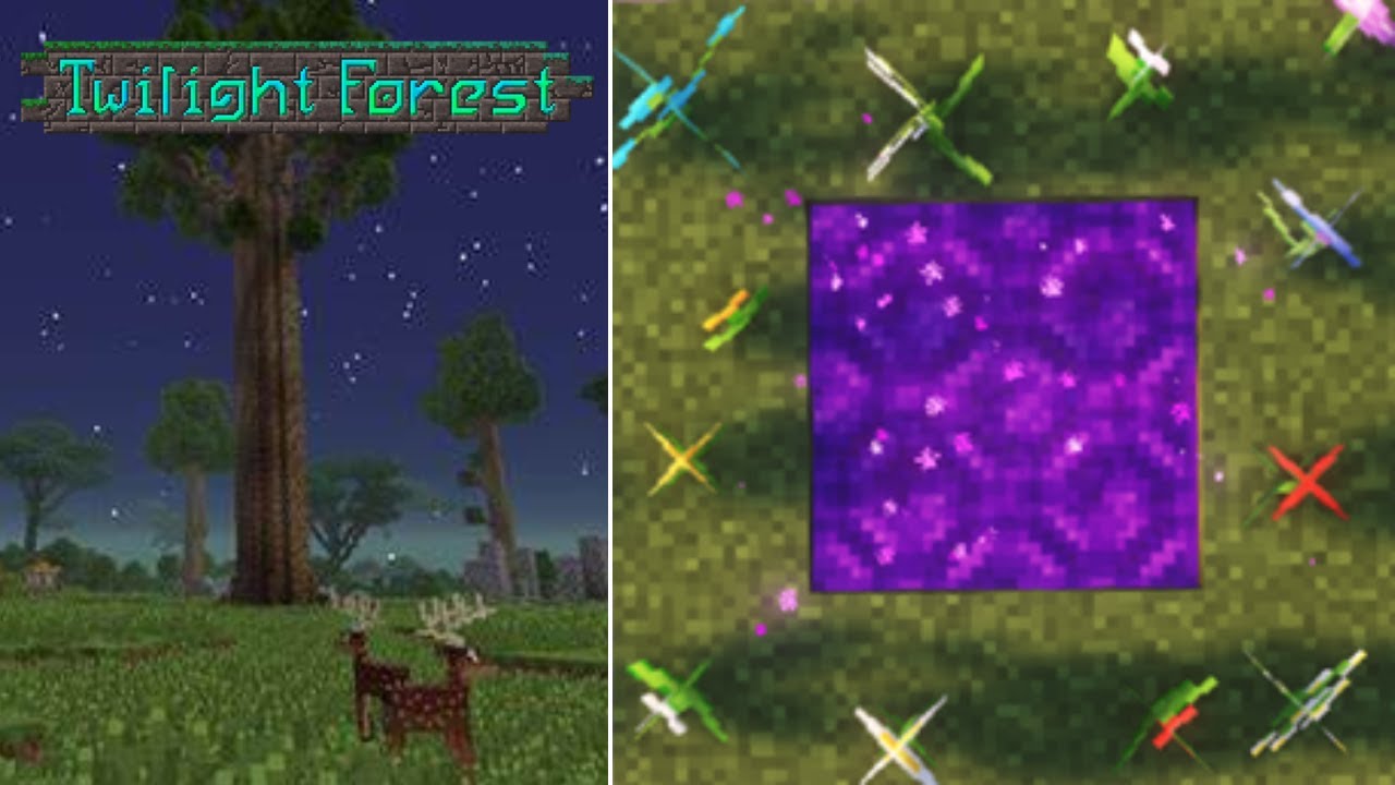 how to make twilight forest portal in the twilight forest mod - YouTube