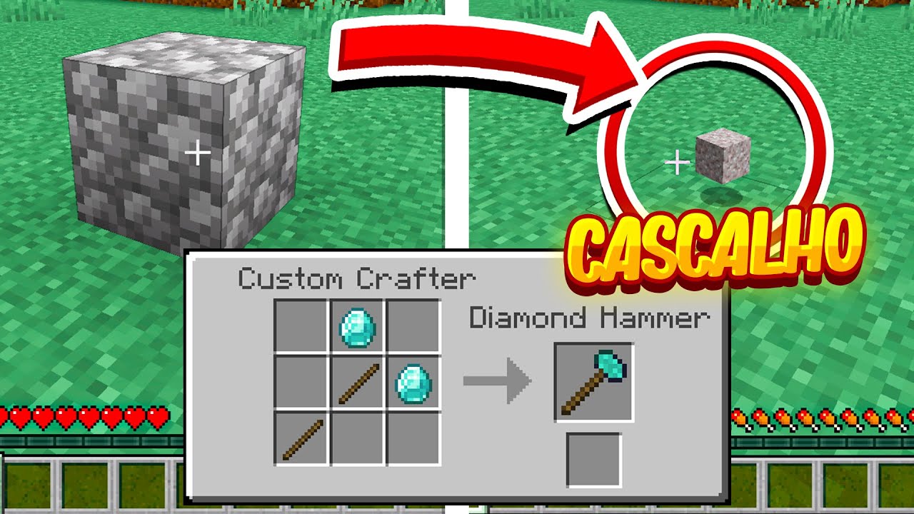 🔨 OS NOVOS MARTELOS DO MINECRAFT - YouTube