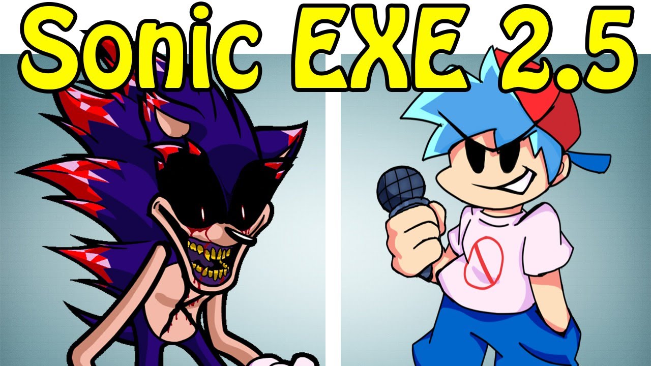 Friday Night Funkin' VS Sonic EXE 2.5 | Hard level - YouTube