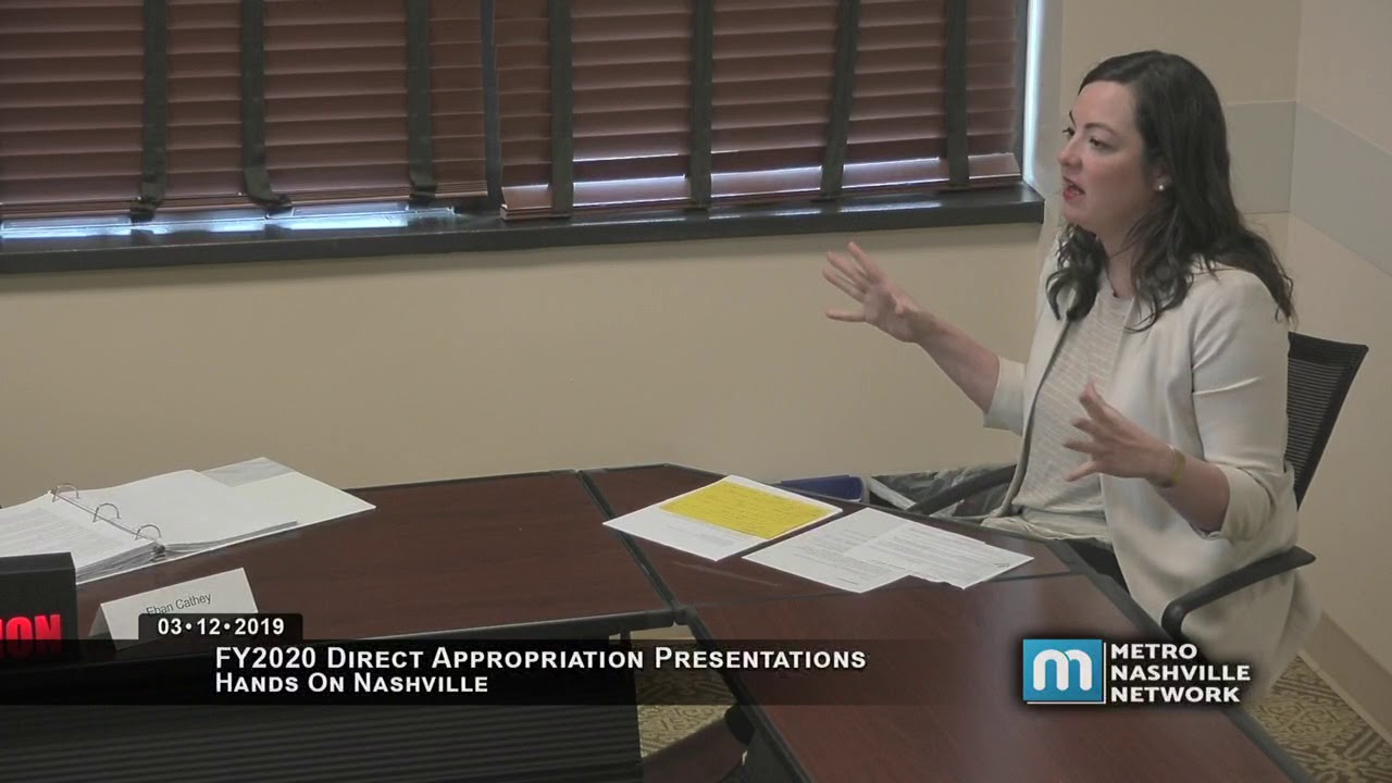 03/12/19 Direct Appropriation Presentations: Hands on Nashville - YouTube