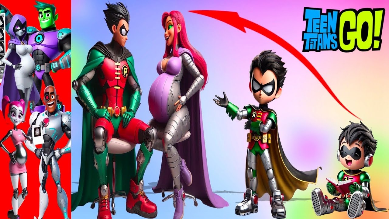 Teen Titans Go Robot Transformation | Color WOW - YouTube