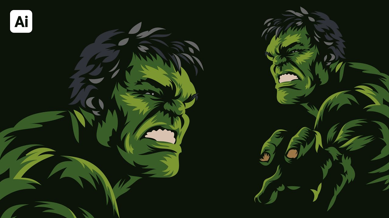 Adobe Illustrator Sketch to Vector Tutorial | Step by Step Vector Art ...