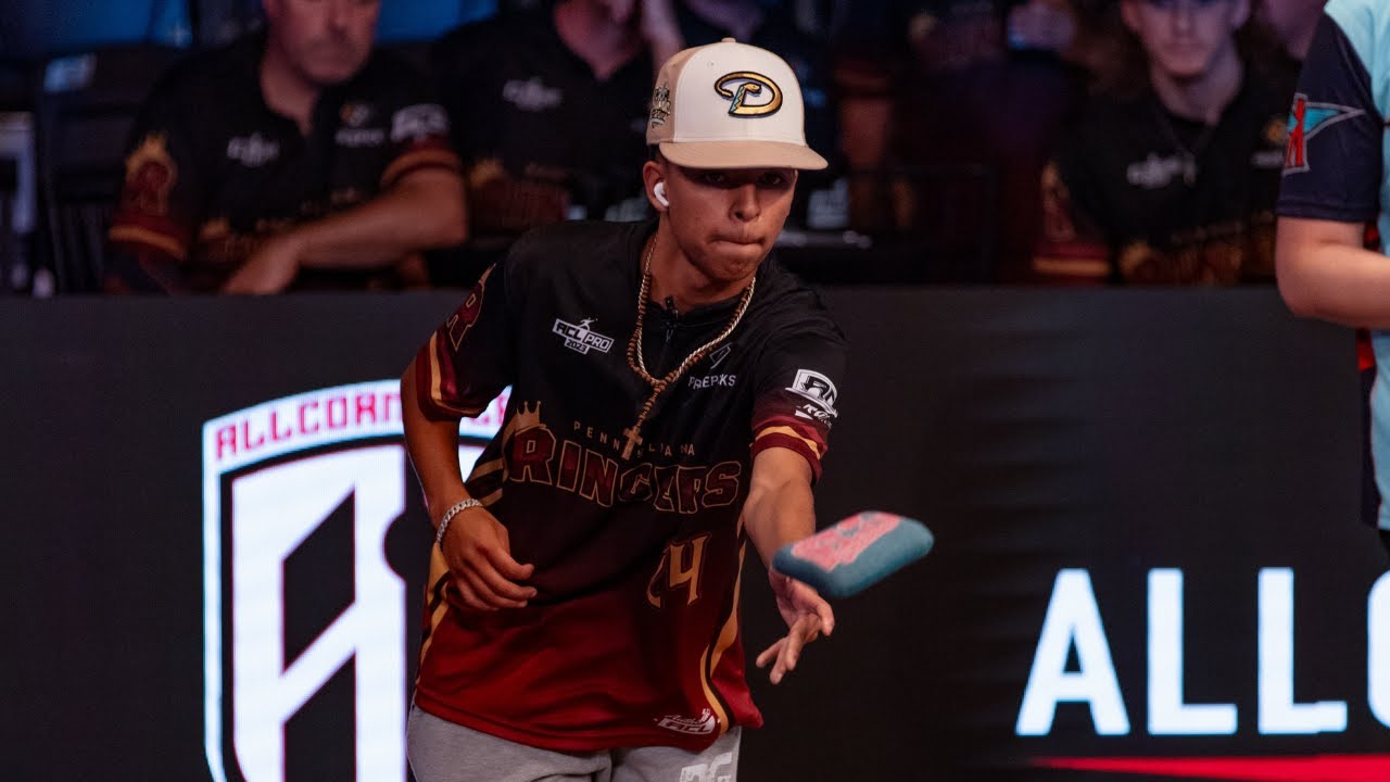 16-Year-Old Cornhole Pro Adrian Brunson Hits A Clutch Airmail Drag ...