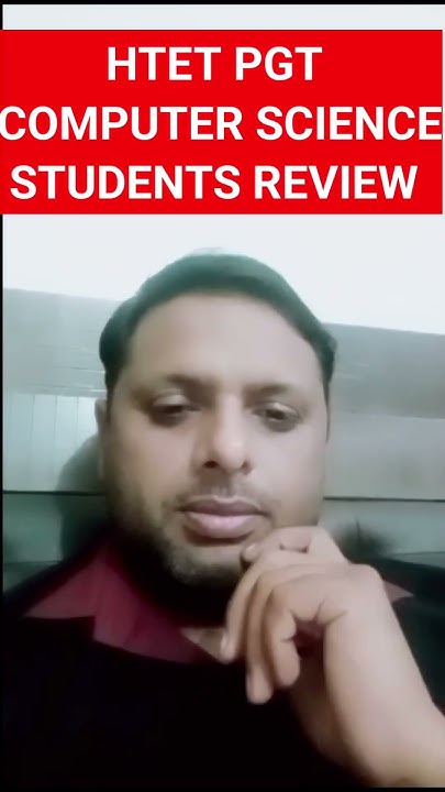 HTET PGT COMPUTER SCIENCE STUDENTS REVIEW #nsclasses #computerscience #HTETPGT2023 - YouTube