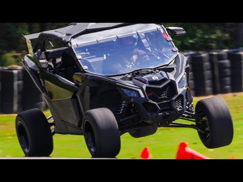 Atlanta Motorsports Park Autocross series! Round 5 with the can am x3 ...