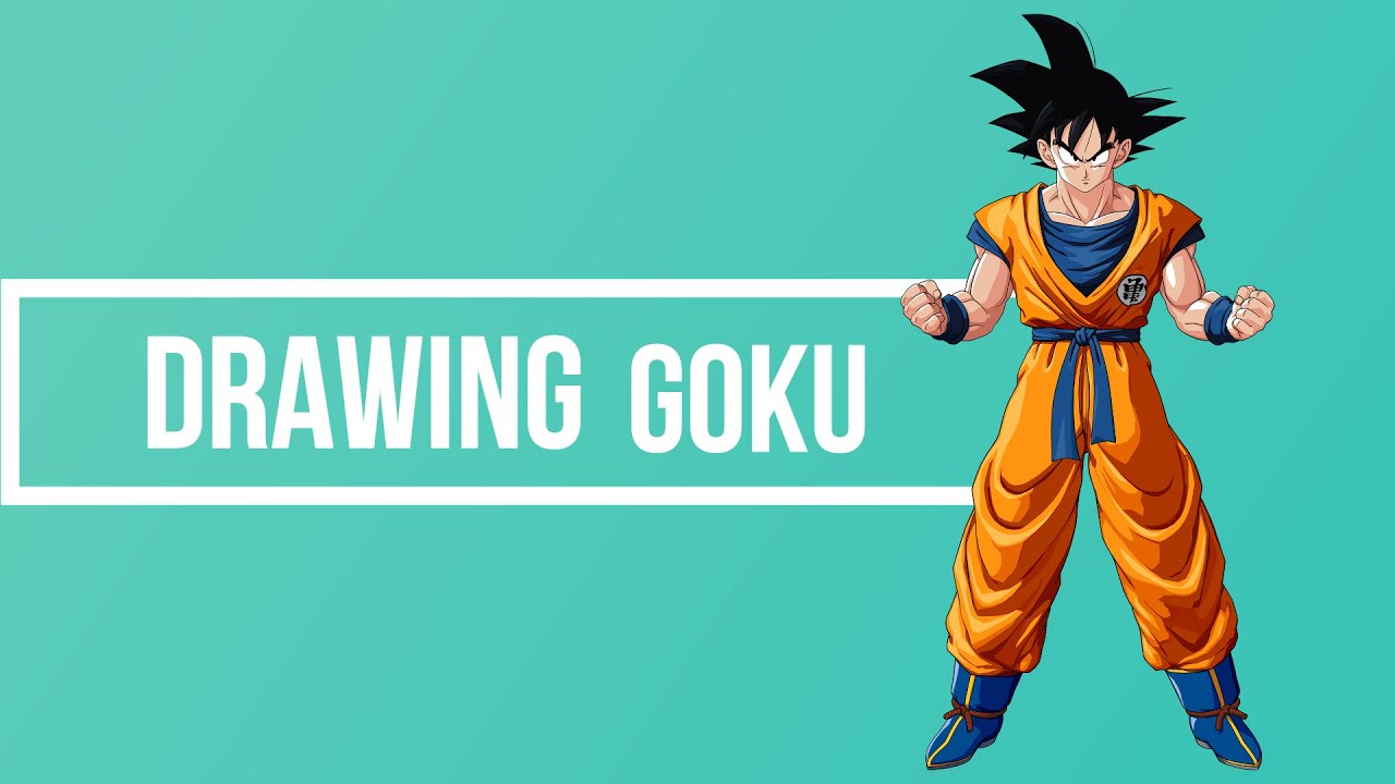 Drawing Goku !! (DRAWING FIRST TIME) - YouTube