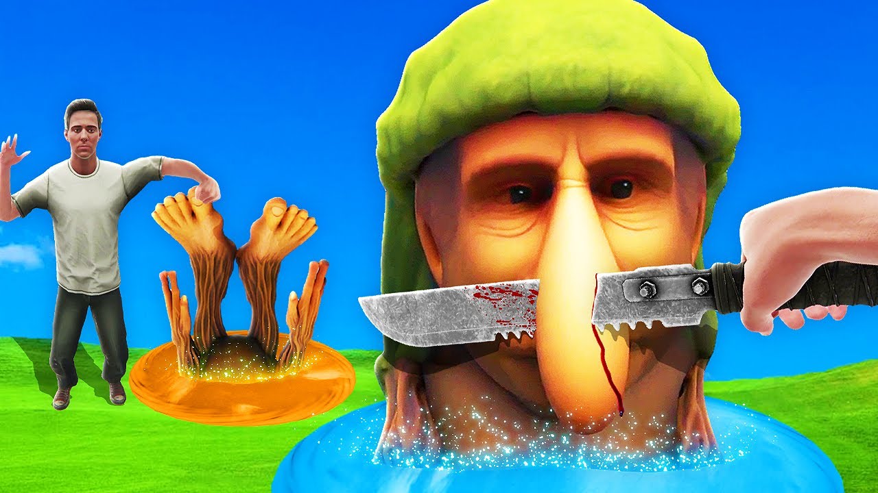 We SLICE Italian BRAINROT with PORTALS (Bonelab VR Mods) - YouTube