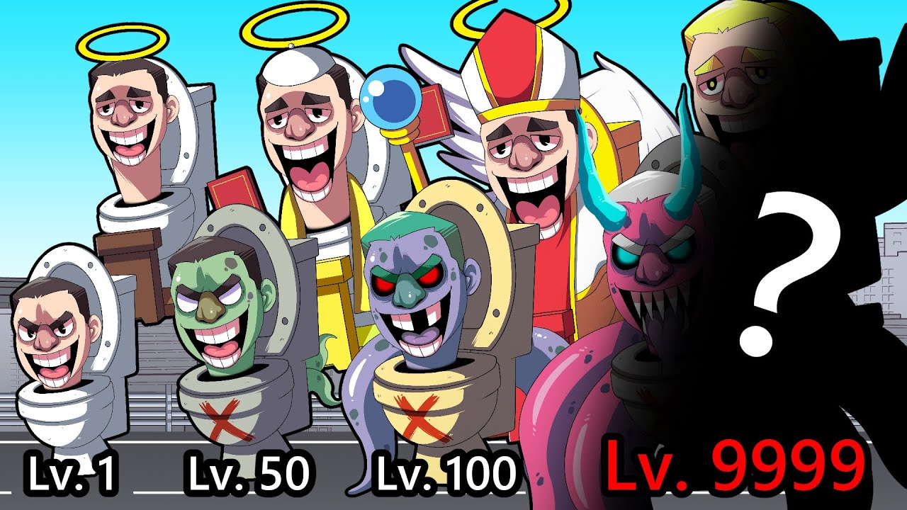 Skibidi toilet First Toilet VS Saint Toilet evolution Animation - YouTube