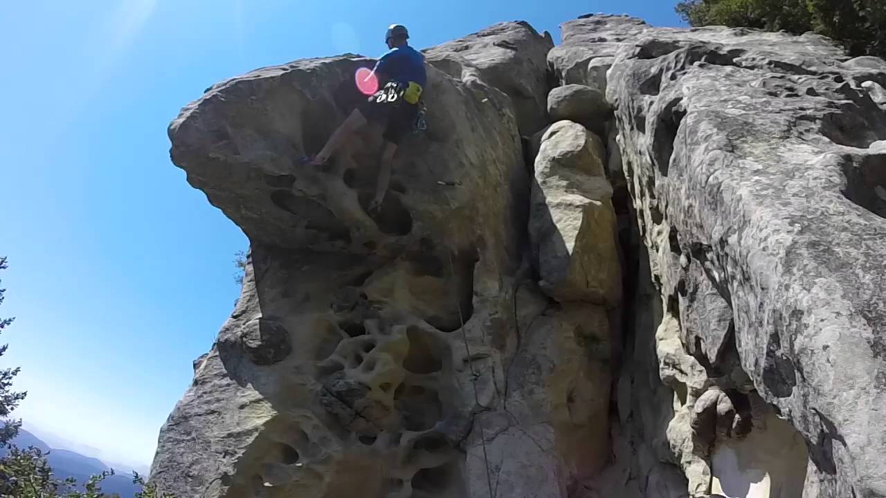 Castle Rock climbing - YouTube