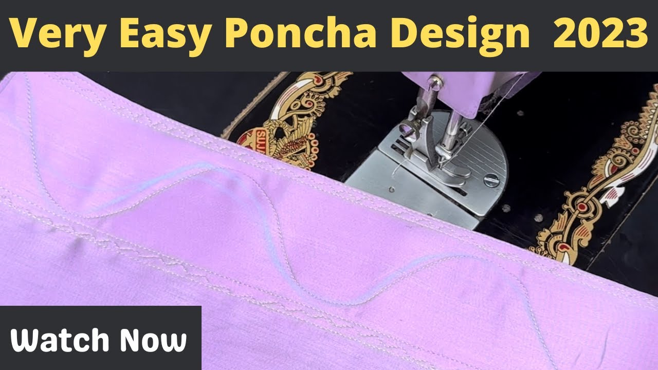 New Poncha Design 2023 | Ponche Ke Design | Paucha Ka Design - YouTube