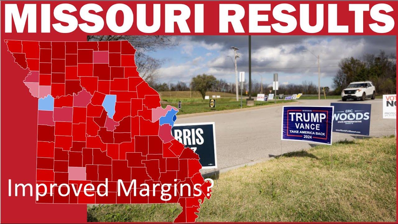 2024 MISSOURI RESULTS | Donald Trump wins Missouri IMPROVING Margins ...