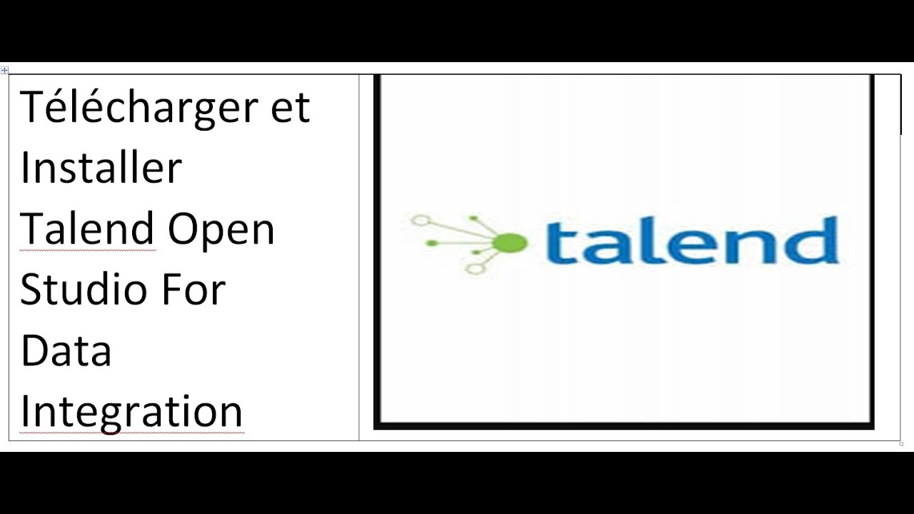 Télécharger & Installer Talend Open Studio For Data Integration - YouTube