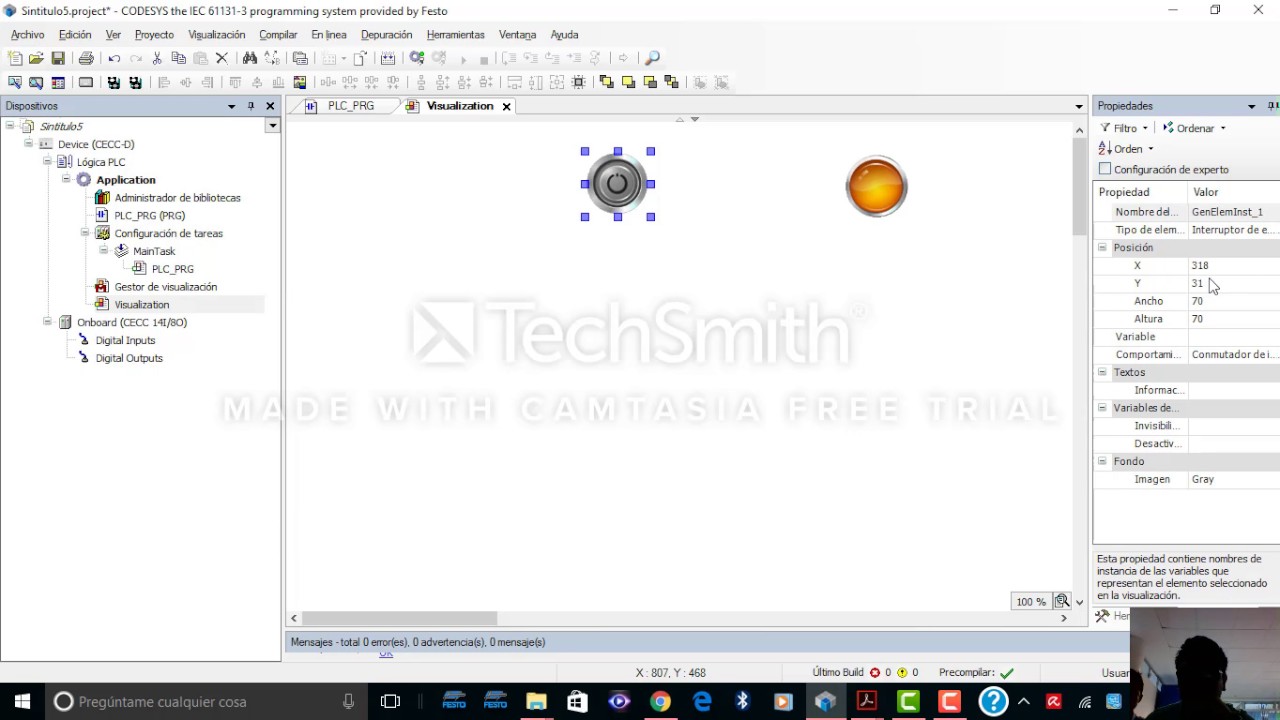 Programación de temporizadores por pulso (TP) en CoDeSys - YouTube