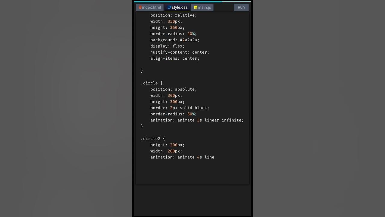 Solar System Animation Css Animation Css Tutorials Shorts Javascript Developer Coding