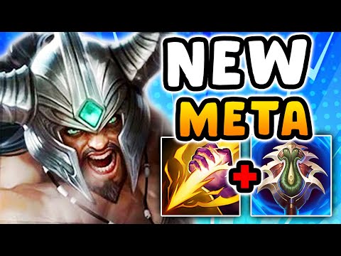 TRYNDAMERE JUNGLE IS THE NEW META... (one shot build)