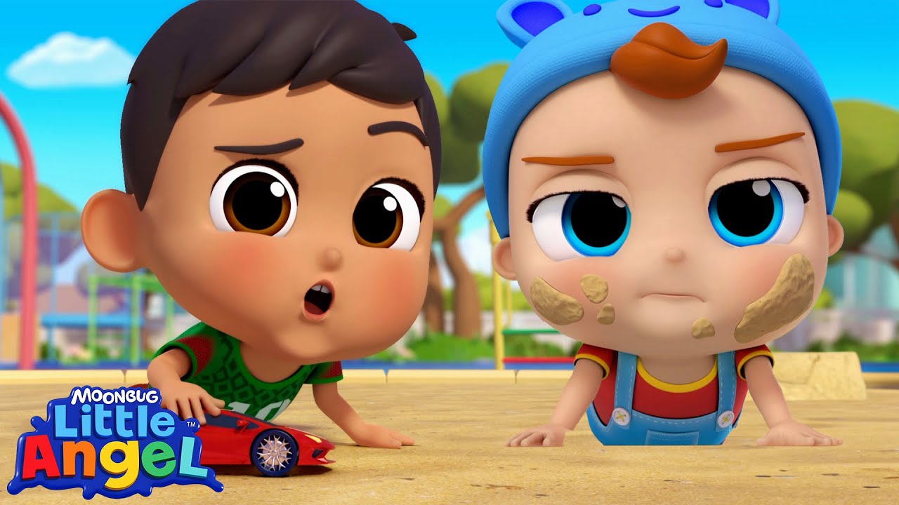 Playground Competition - Sharing Song | Little Angel | Kids TV Shows ...