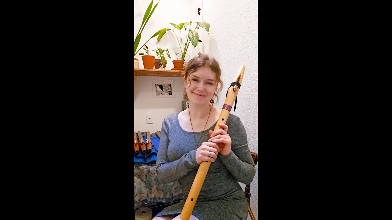 New Low D Flute Sound Demo With Lily -Stellar Native American Style ...