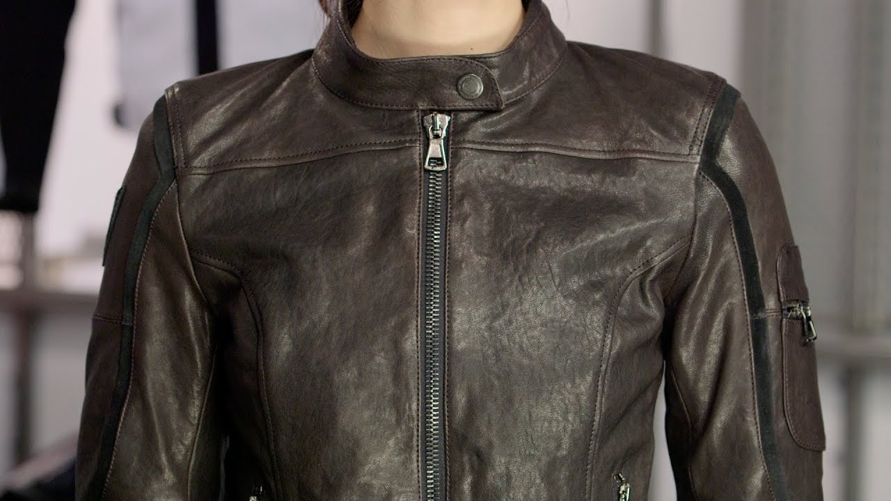 Dainese Women's Jessy Leather Jacket Review at RevZilla.com - YouTube