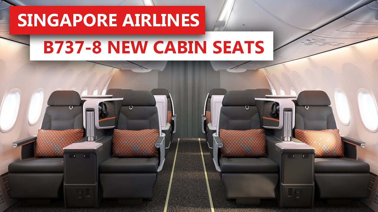 Singapore Airlines Unveils Boeing 737-8 Aircraft Cabin Products # ...