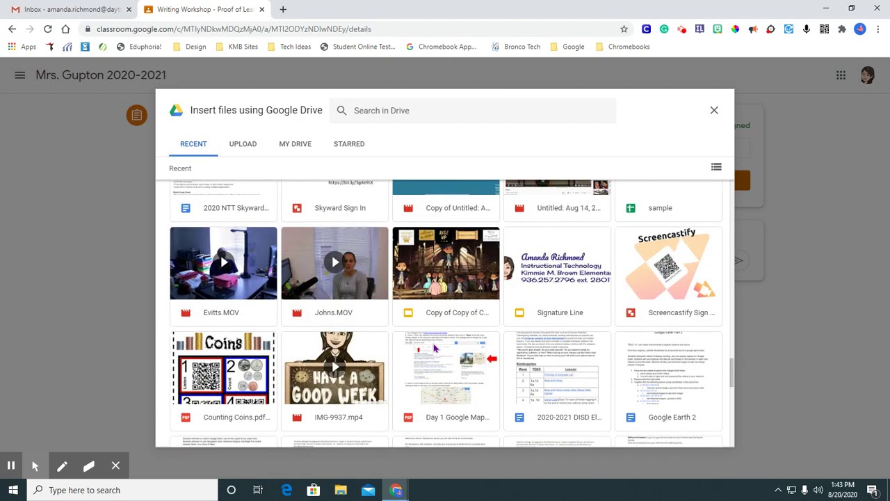 Uploading Images to Google Classroom - YouTube