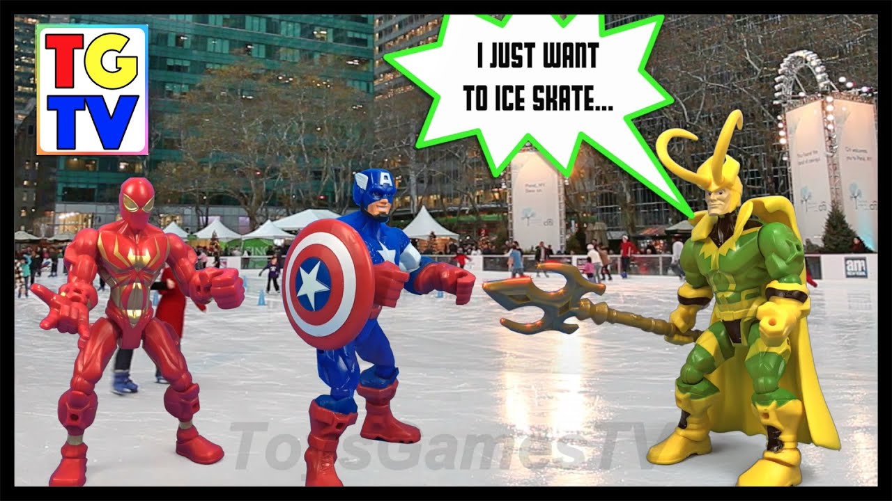 Marvel Super Hero Mashers Iron Spider-Man Captain America (Battles ...