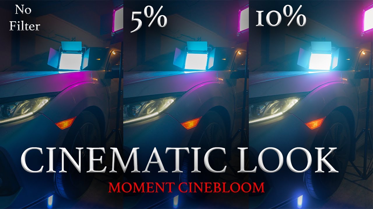 Budget Diffusion Filters 5% & 10% CineBloom For A More Cinematic Image - YouTube