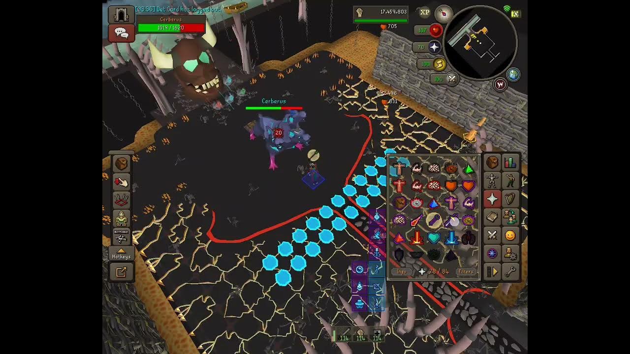 Old School Runescape: Raging Echoes. Echo Cerberus melee kill. Mobile Leagues V #osrs - YouTube