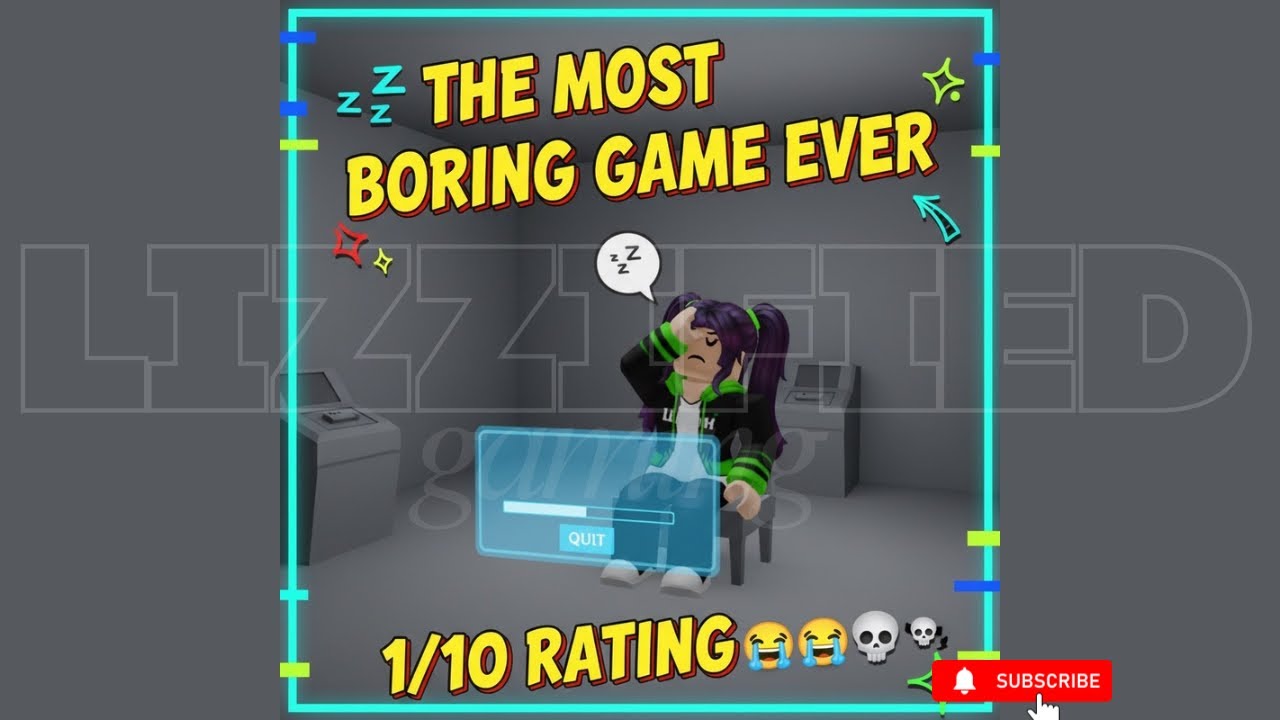the most boring game ever on roblox - YouTube