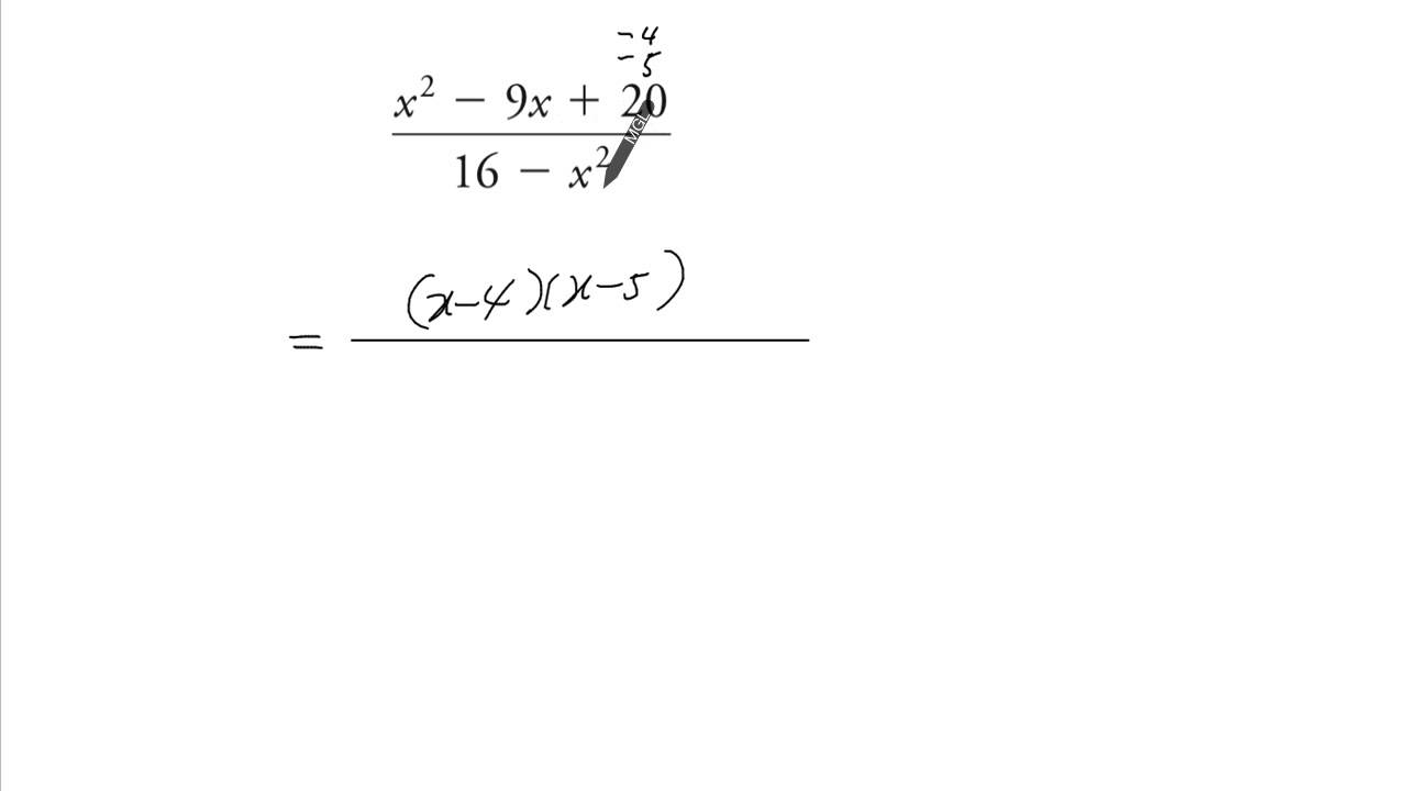 Simplifying Rational Functions Example YouTube Simplifying Rational Functions Example YouTube