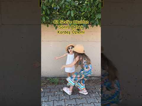 c2 seviye okuldan sonra kardeş özlemi #shorts #okul #ablakardeş #tatlı #bebek #baby #cute