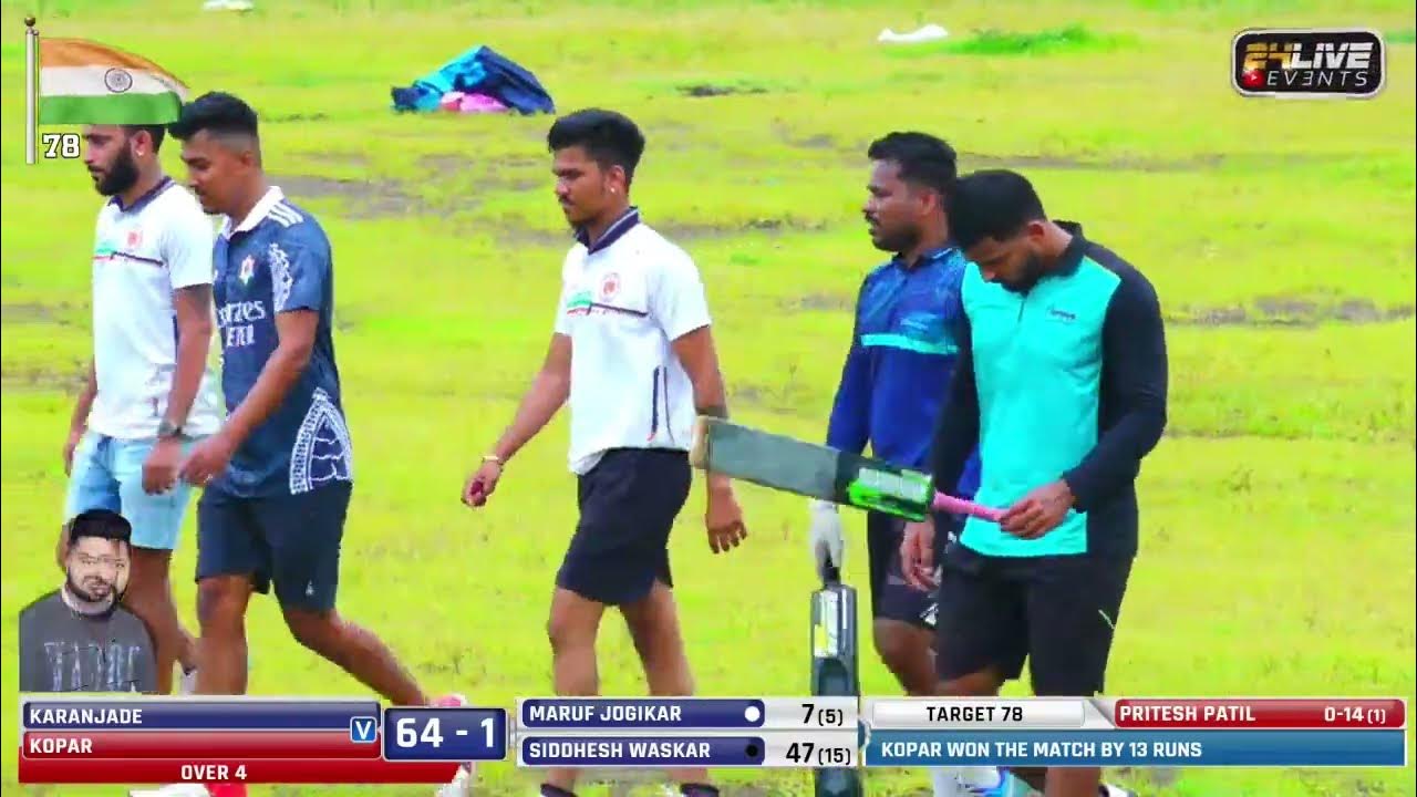 15 ball 47 runs || SIDDHESH WASKAR || DONGAR CHA DEV GROUP KOPAR (KOLHI) - YouTube