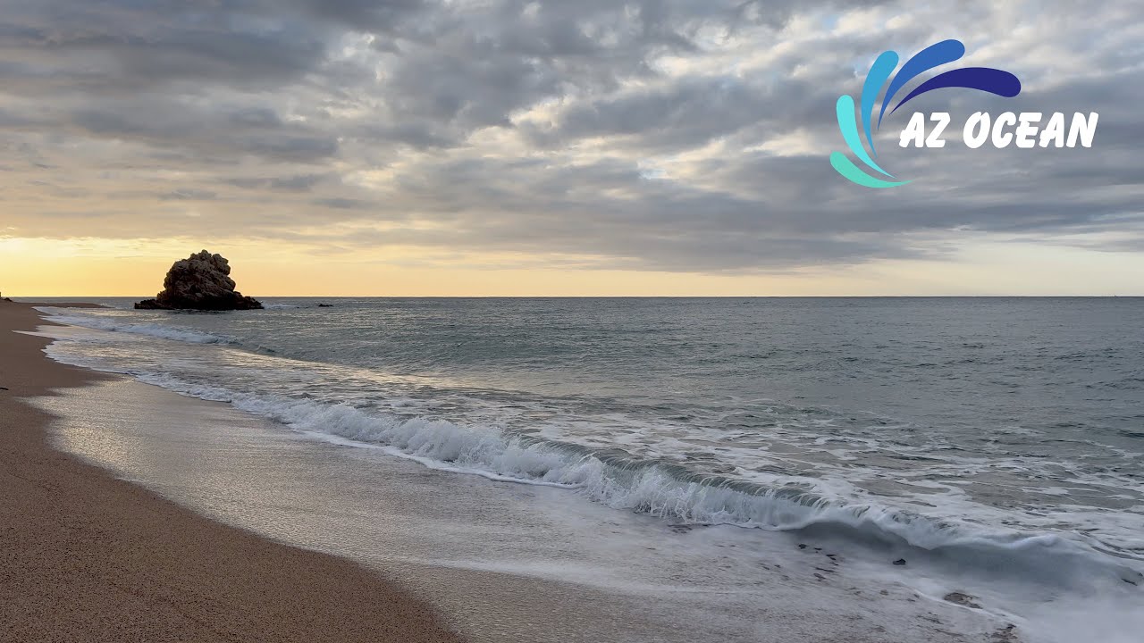 Serenity Above the Sea: 4K Ocean Landscape & Piano Echoes 🌤️ Cloud Whisper | AZ Ocean Waves ...