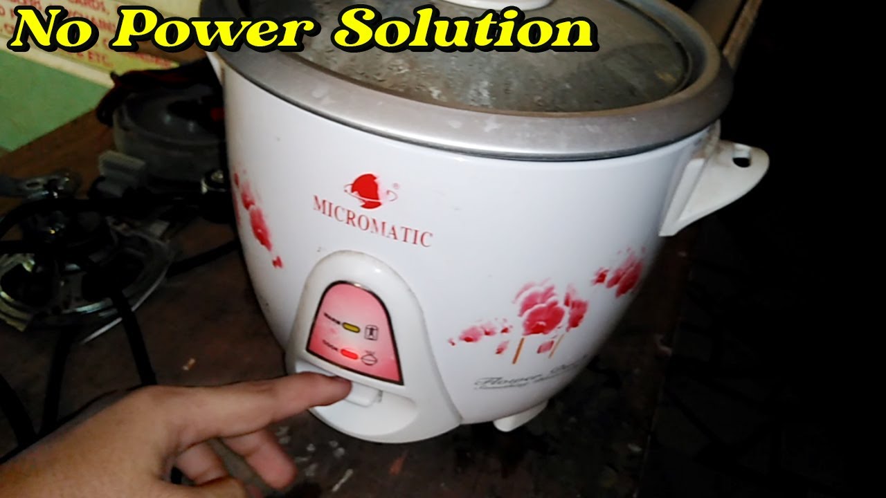 Rice Cooker Repair - YouTube