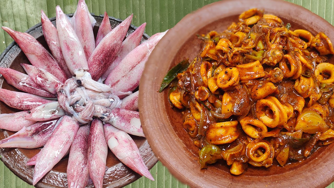 Today I Made Special Cuttlefish Curry.How To Make Cuttel Fish Curry ...