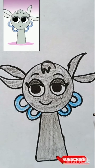 #Sprunki OC Selina Phase Pyramixed #Drawing #incredibox.... - YouTube