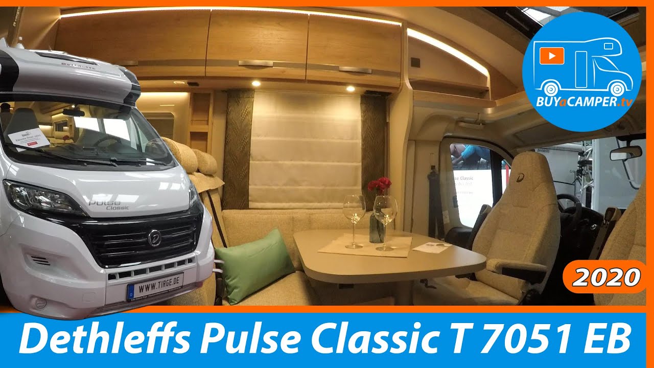 Motorhome Tour | Dethleffs Pulse Classic T 7051 EB | Semi-Integrated ...
